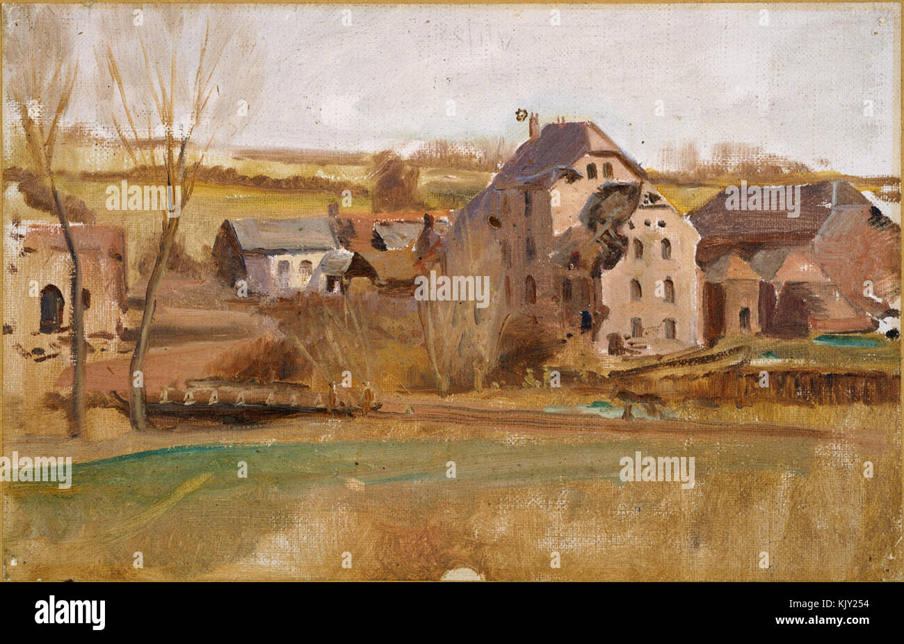 Allan Barns Graham's Pont a Pierre is a notable piece of art, depicting ...