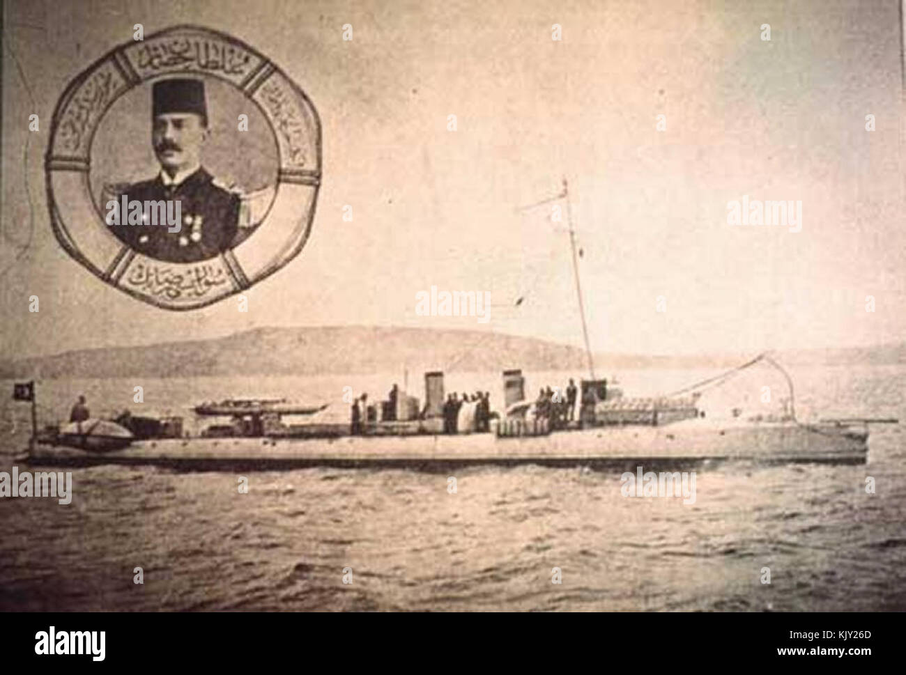 Ali Riza and Ottoman torpedo boat Sultan Hisar Stock Photo - Alamy