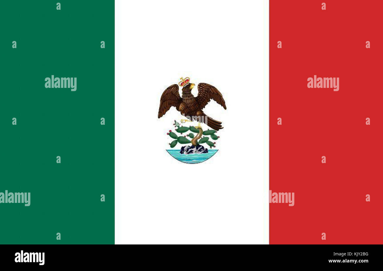 Bandera del primer imperio mexicano hi-res stock photography and images ...