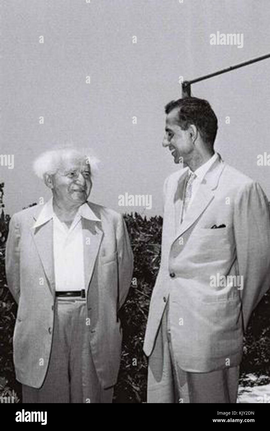 Bishweshwar Prasad Koirala David Ben Gurion 1960 Stock Photo - Alamy