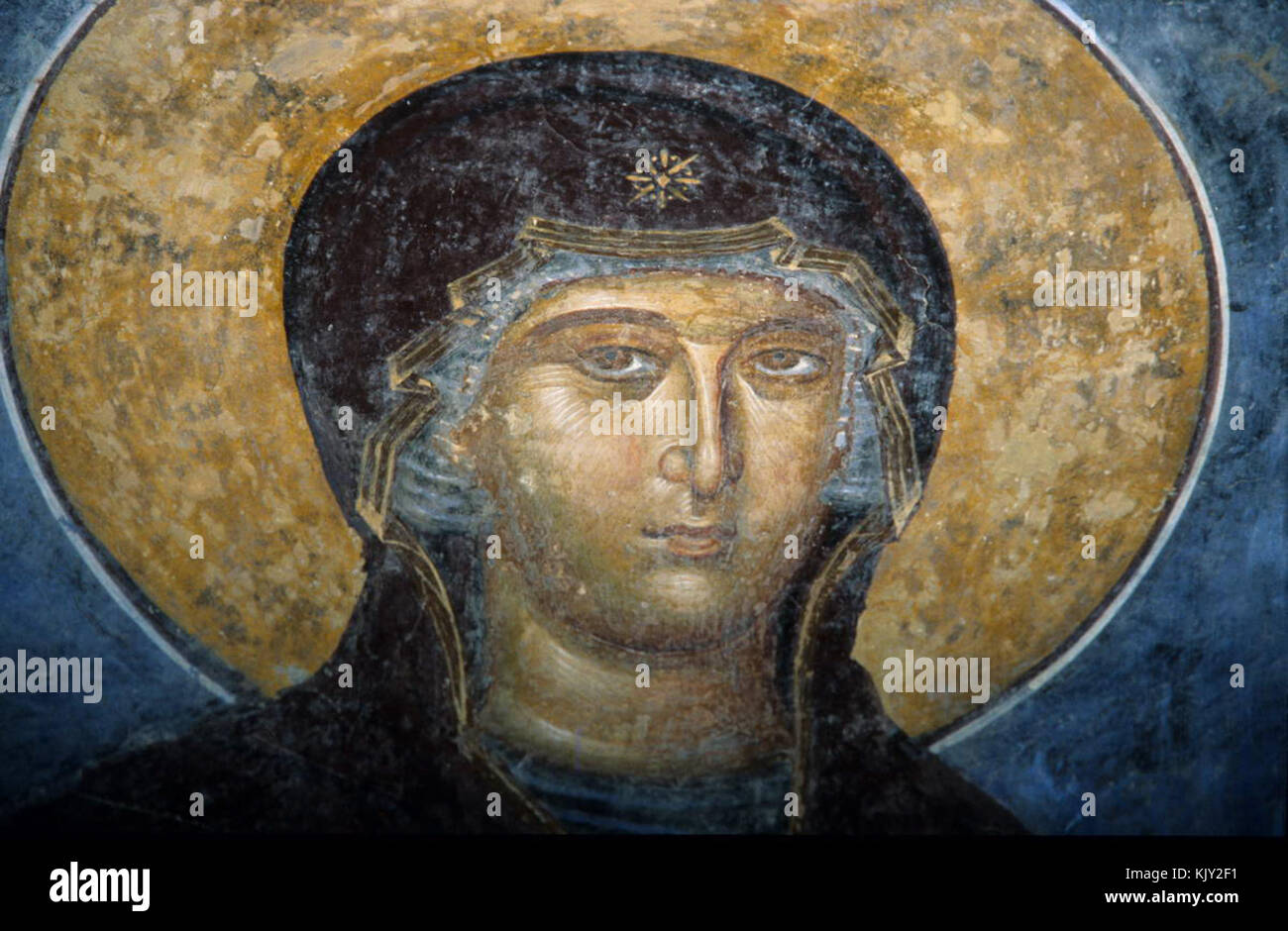 Freska od Sv. Andreja na Matka 12 Stock Photo - Alamy
