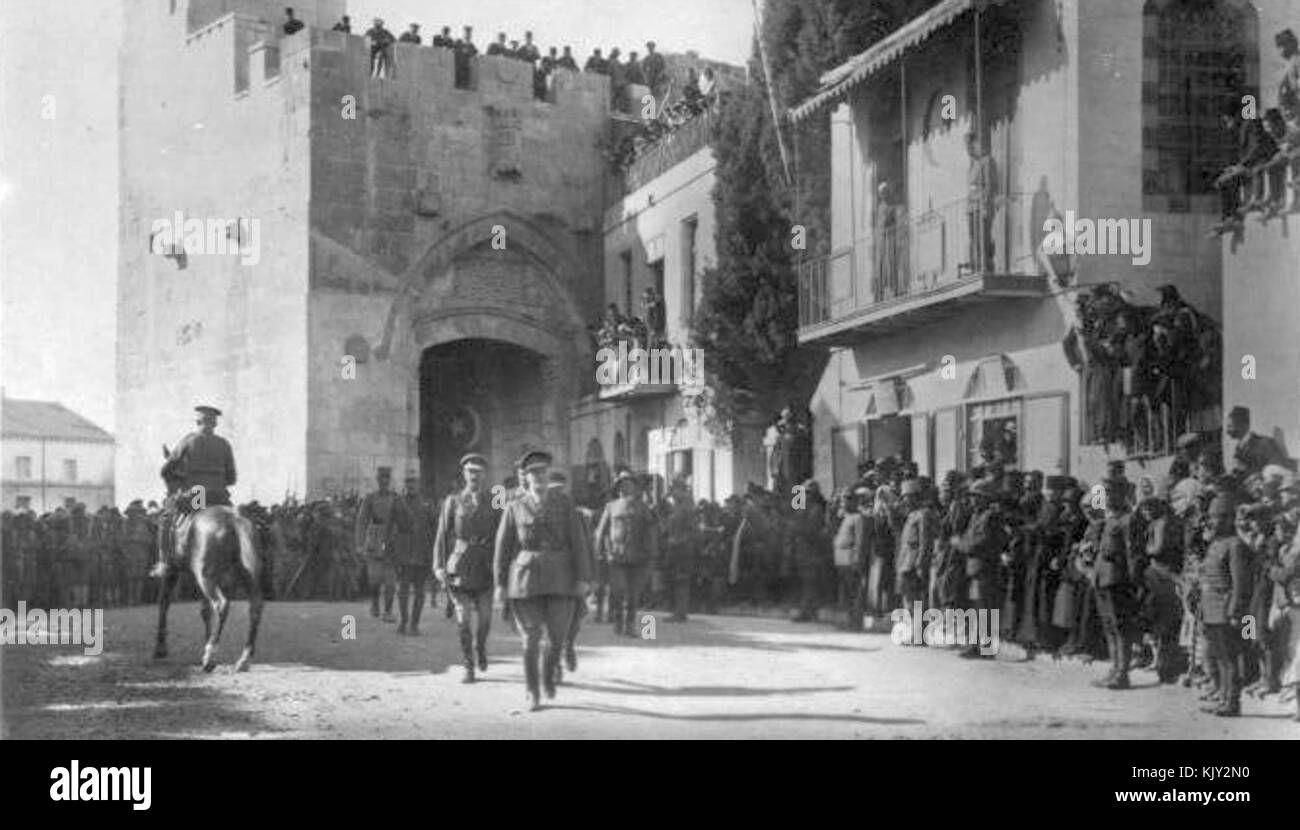 Detail of Allenby Entering Jerusalem Stock Photo - Alamy