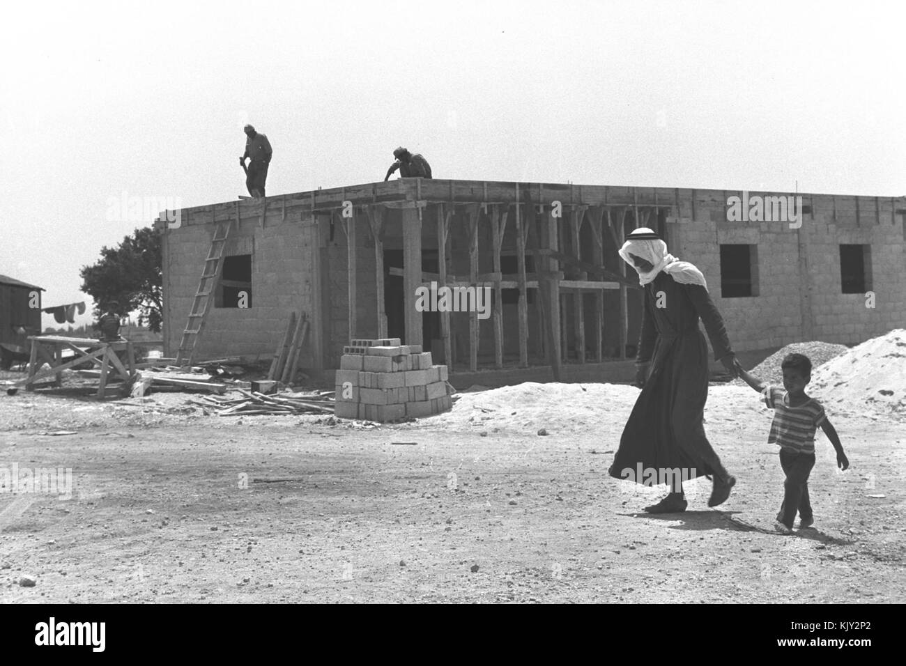 Construction new residential building under hi-res stock photography ...