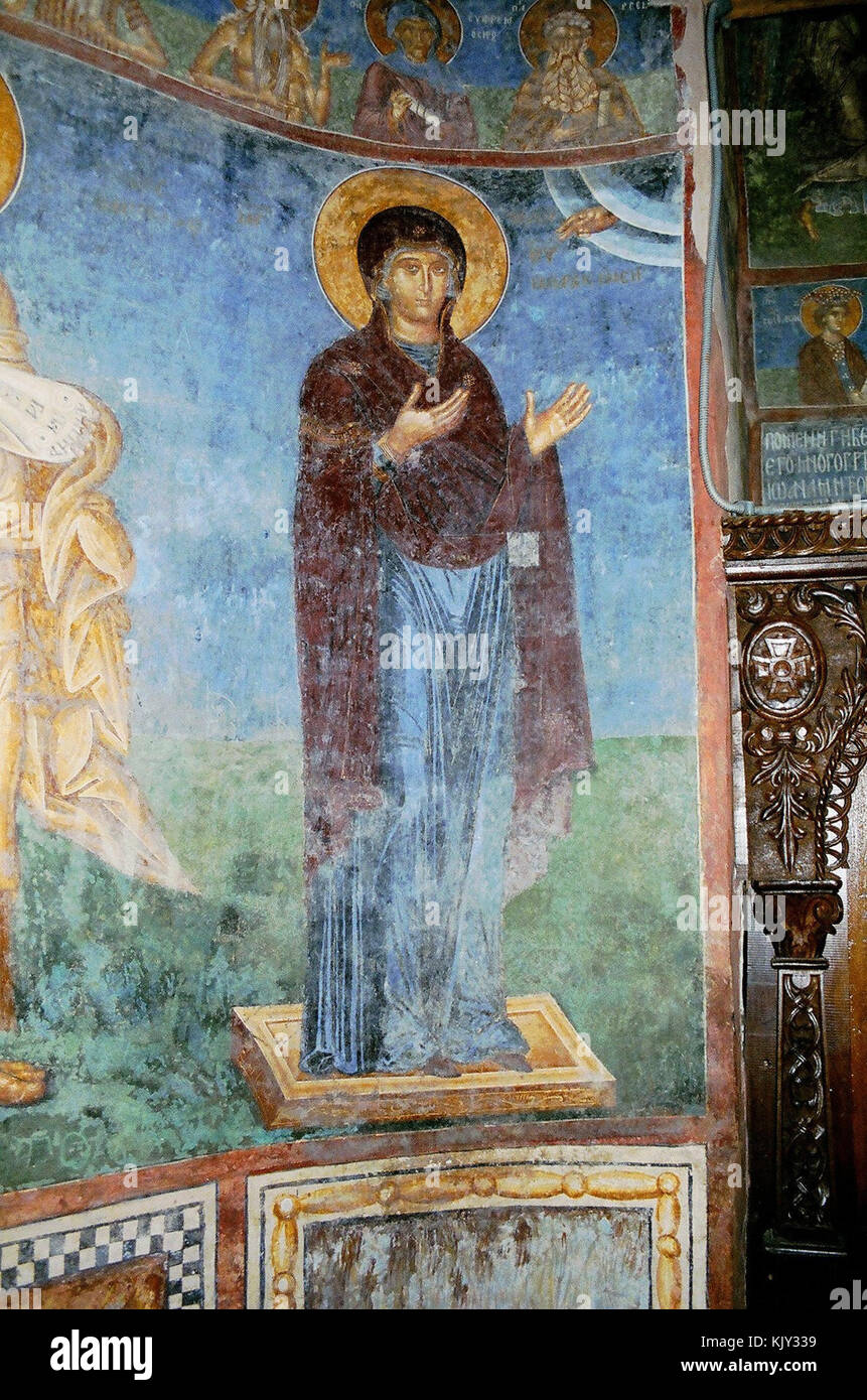 Freska od Sv. Andreja na Matka 142 Stock Photo - Alamy