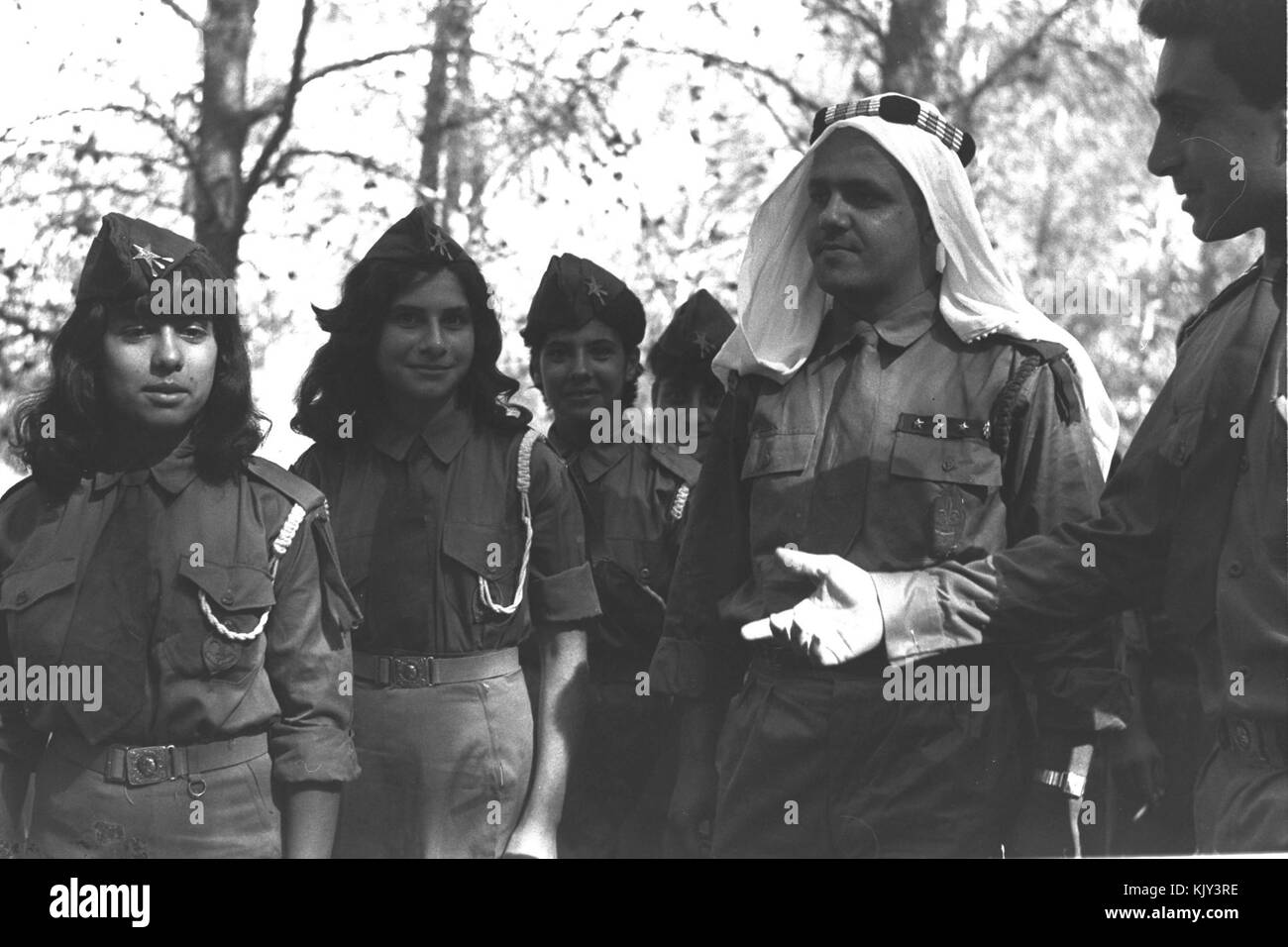 ARAB ORTHODOX GIRL SCOUTS FROM JAFFA PARTCIPATING IN THE 9TH ...