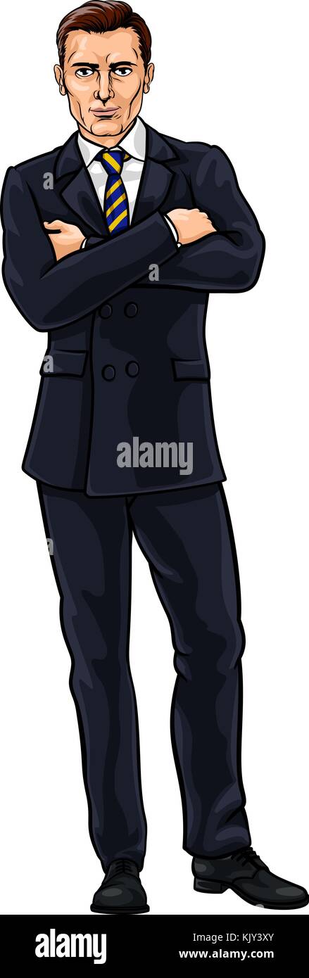 Business man suit Stock Vector Images - Alamy