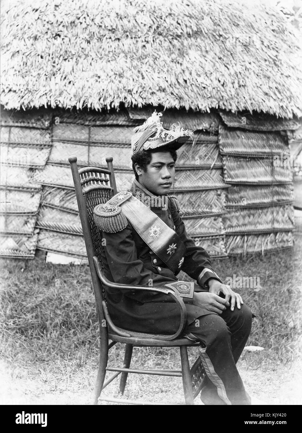 Malietoa Tanumafili, photographed in Samoa circa 1898 by Alfred John ...