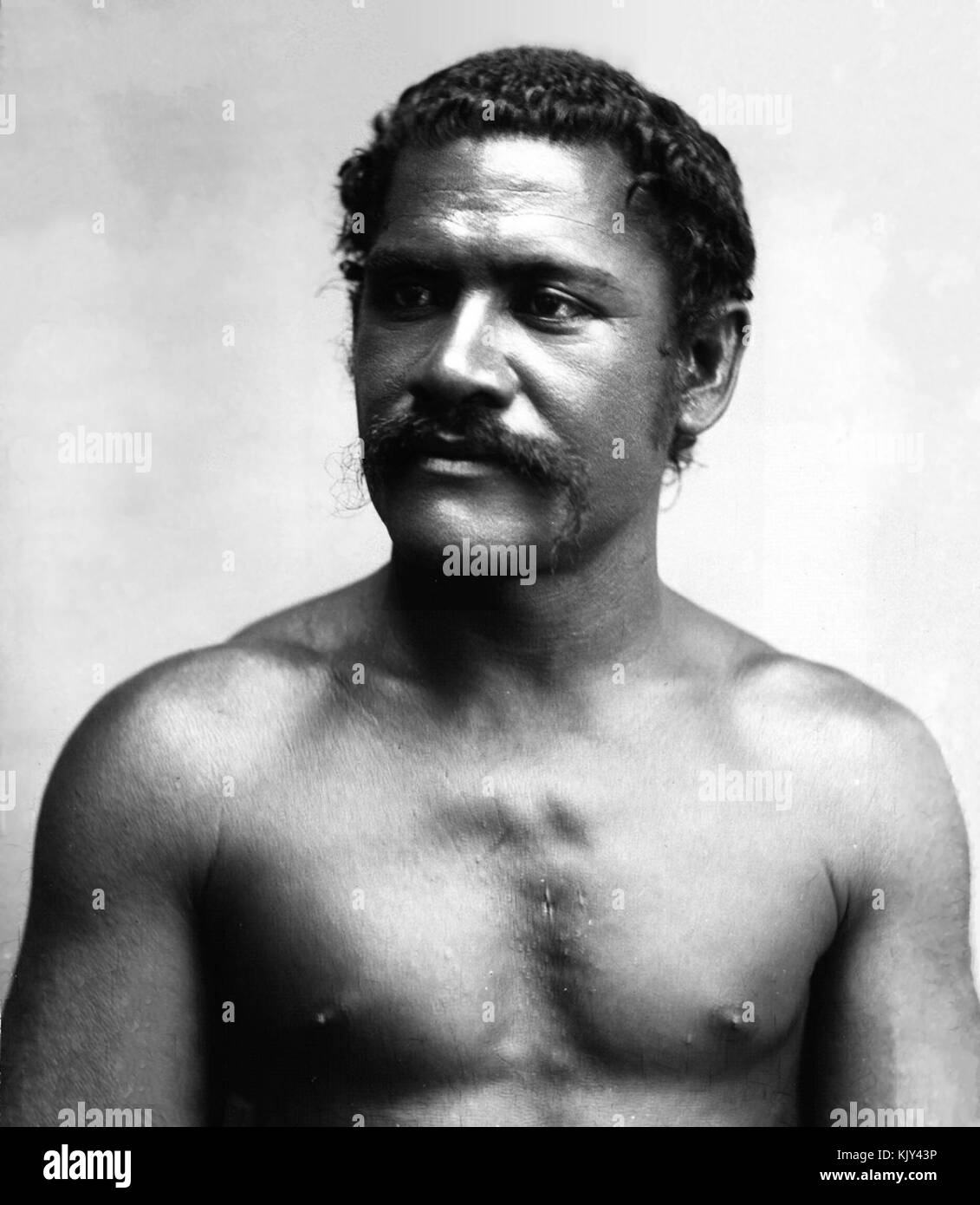 Samoan chief (Matai) from Vailia Stock Photo - Alamy