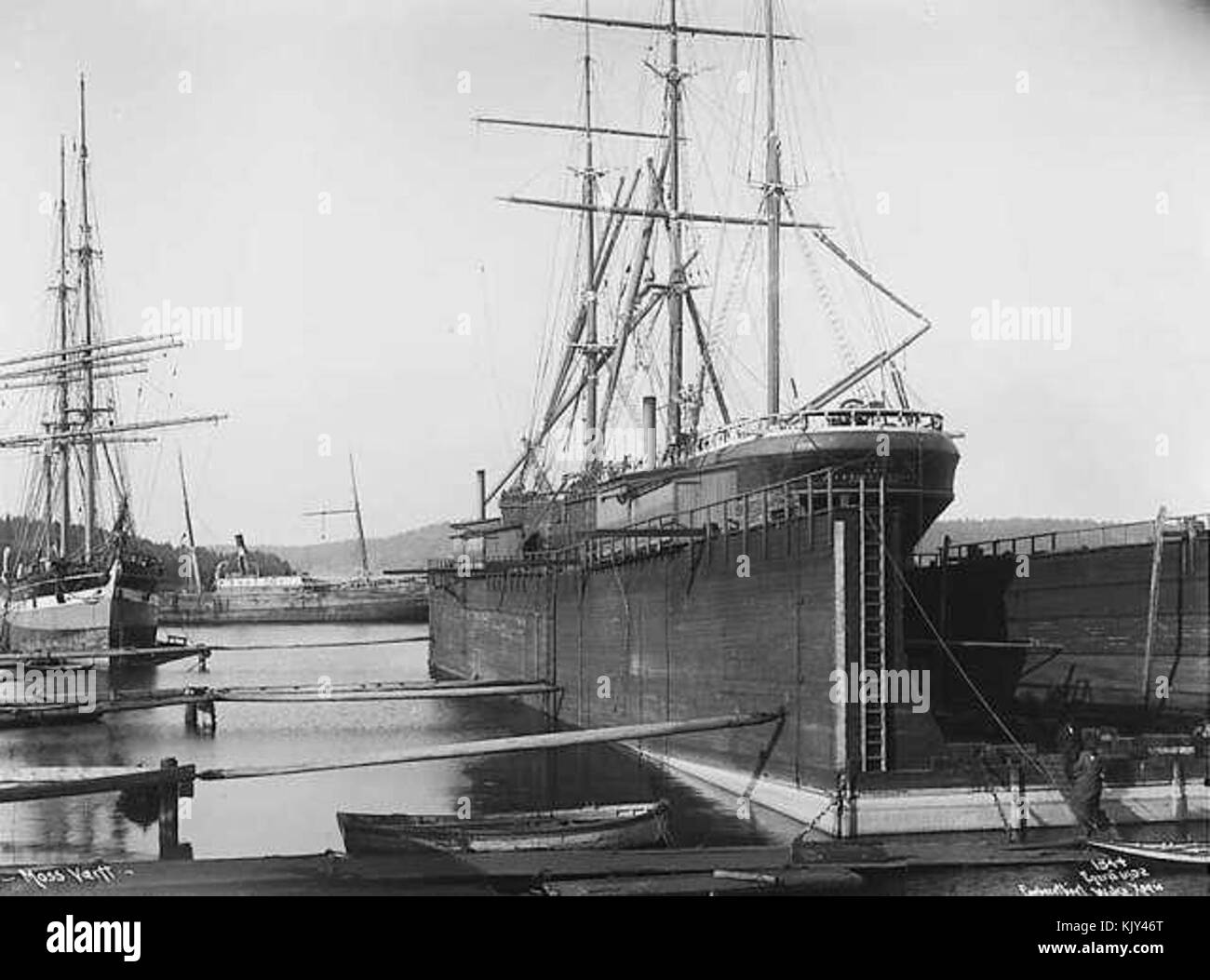 Moss Verft 1902 Stock Photo - Alamy