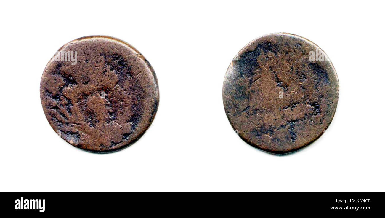 Octavilla de Nueva Vizcaya de 1822 (anverso y reverso Stock Photo - Alamy