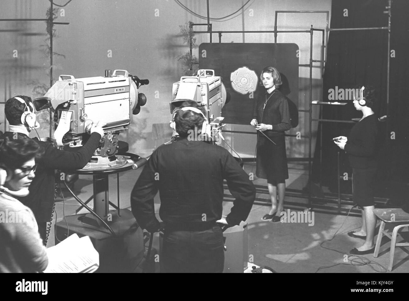 Johanna Prener Educational TV 1966 03 01 Stock Photo - Alamy