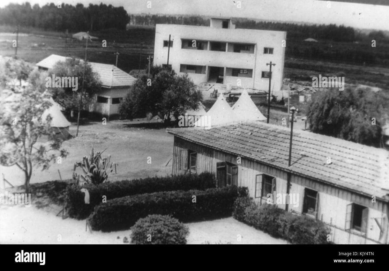 Israel 8148 Gan Samuel view in the Kibbutz 1938 Stock Photo - Alamy