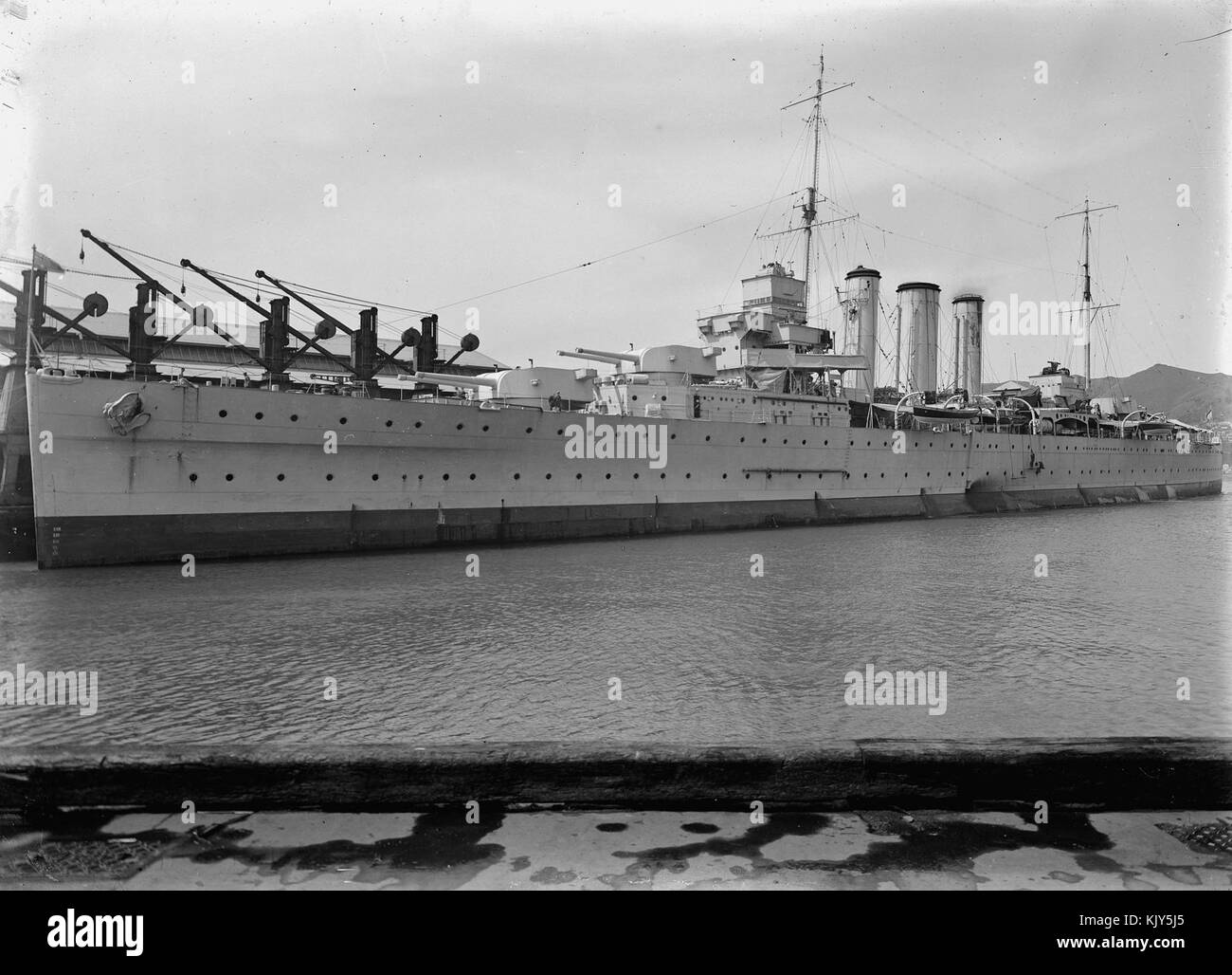 HMAS Canberra, an Australian Navy ship, is depicted in this image ...