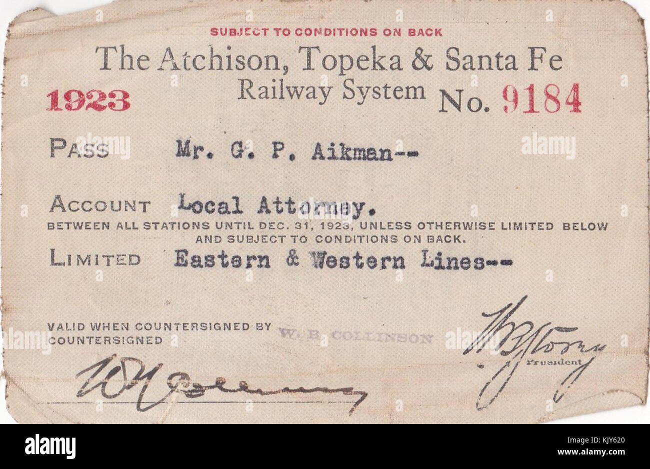 1920s train ticket hi-res stock photography and images - Alamy