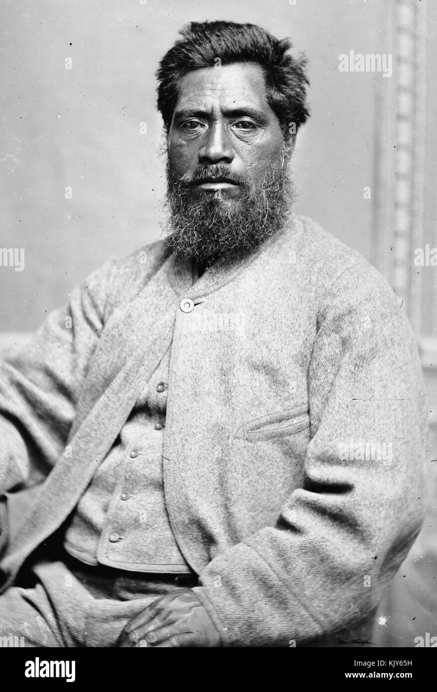 Ropata Wahawaha, 1871 (cropped Stock Photo - Alamy
