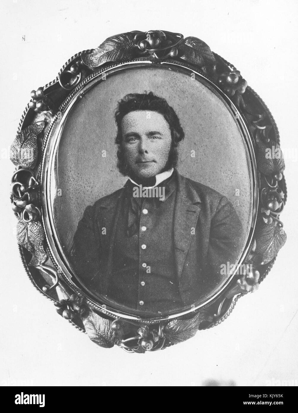 Alfred Saunders, 1865 Stock Photo - Alamy