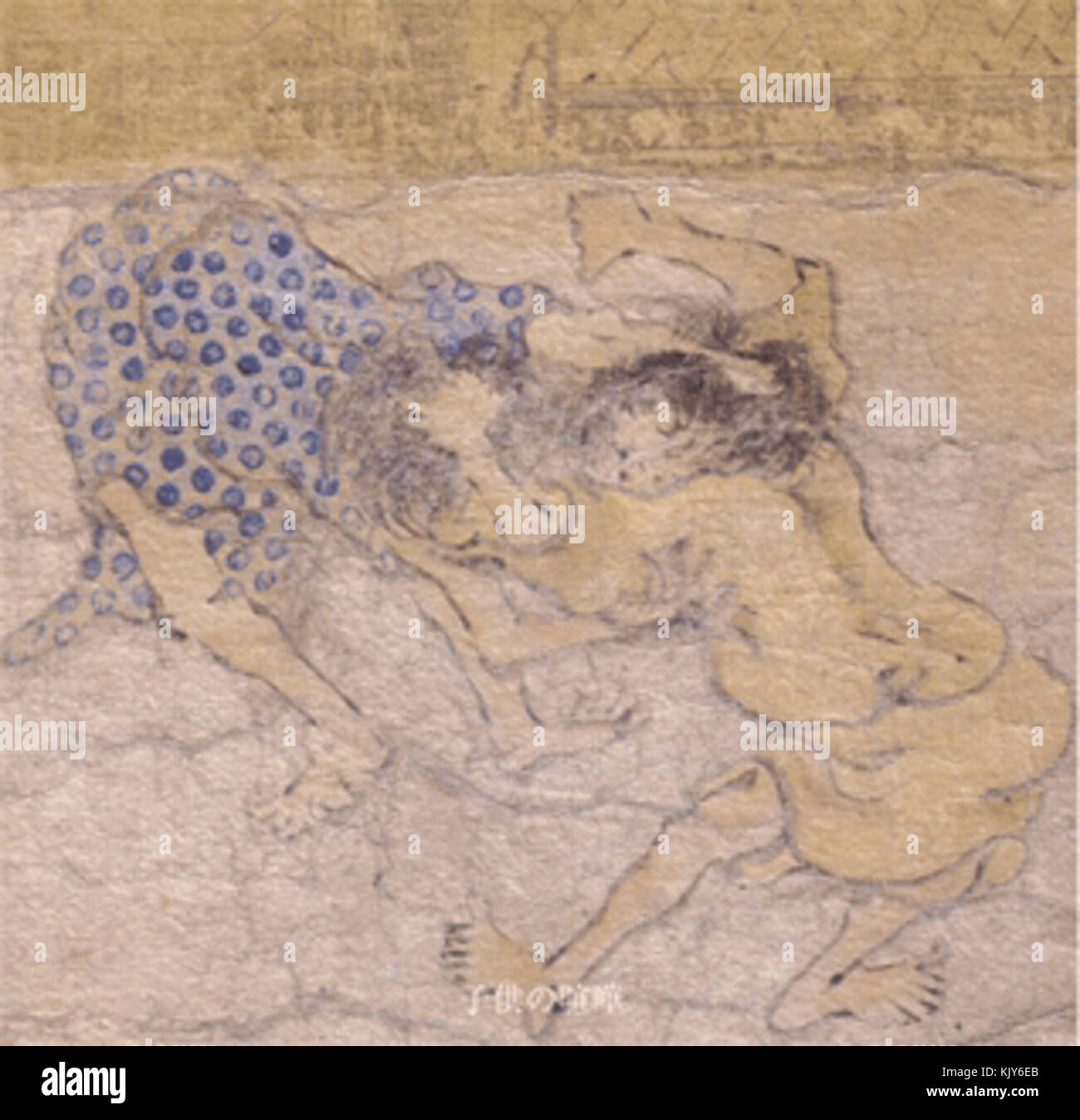 Ban Dainagon Ekotoba Childrens fight H Stock Photo - Alamy