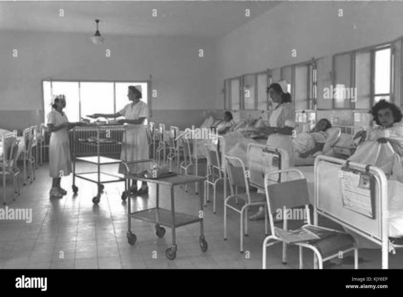 Beilinson Hospital ward 1950 Stock Photo - Alamy