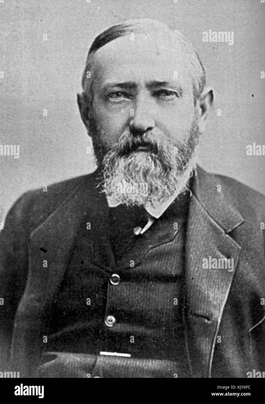 Benjamin harrison illustration Black and White Stock Photos & Images ...