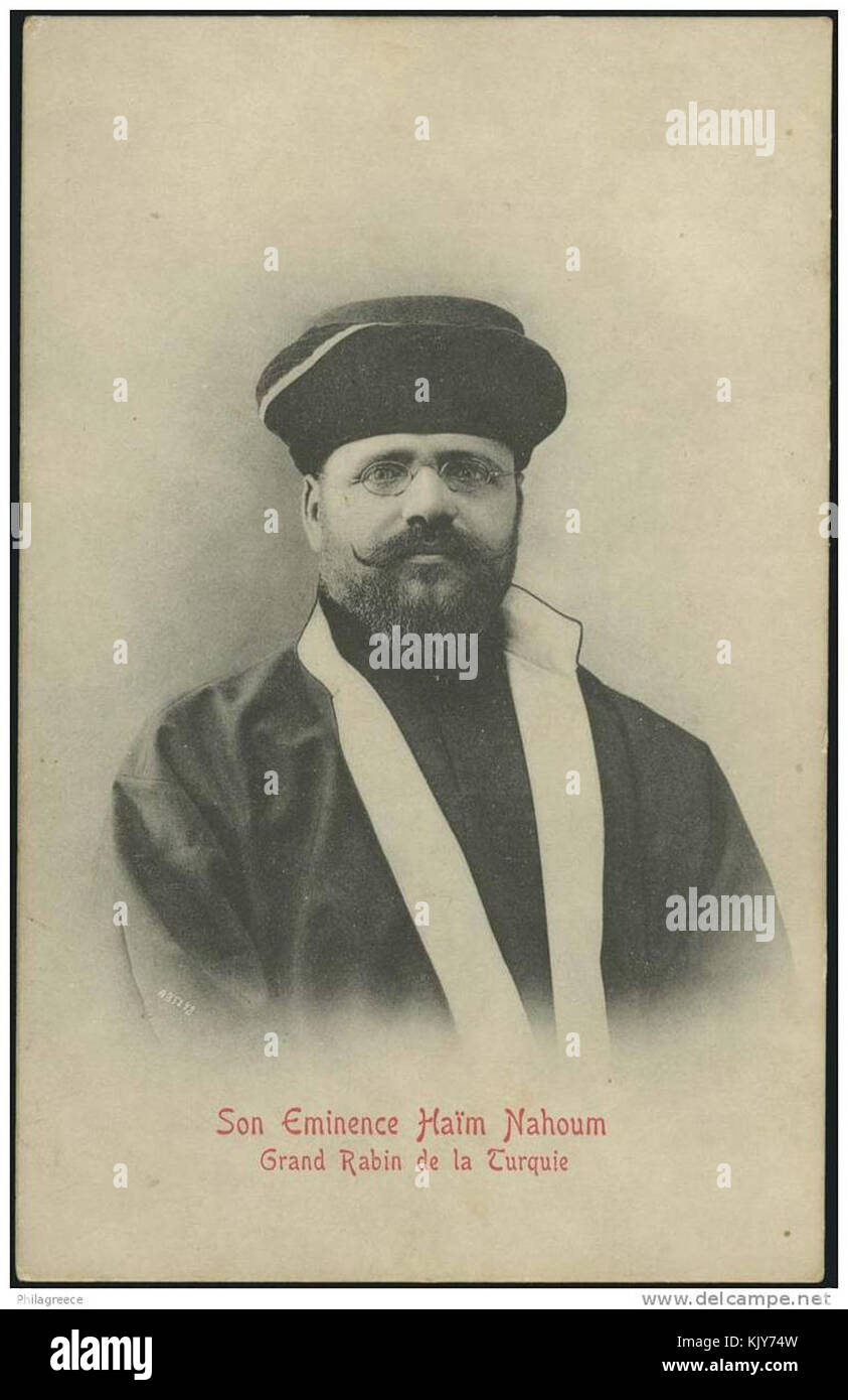 Haim Nahum Effendi Stock Photo - Alamy