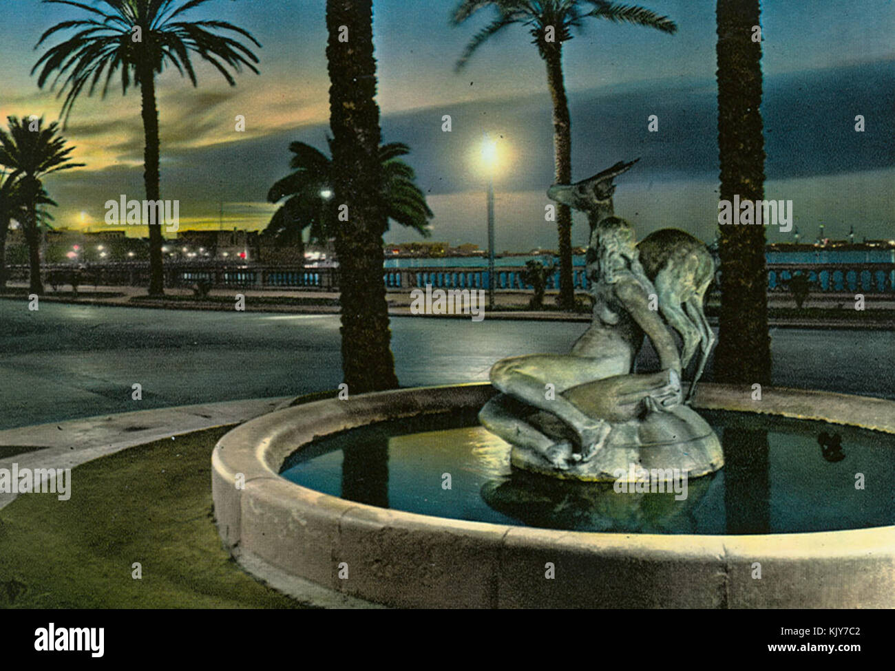Gazelle and the beauty Fountain Tripoli,Libya Stock Photo - Alamy