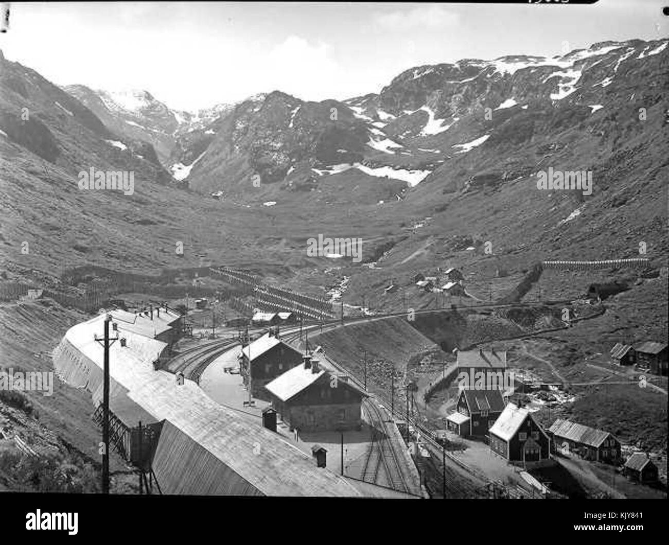 Myrdal stasjon 1942 Stock Photo - Alamy