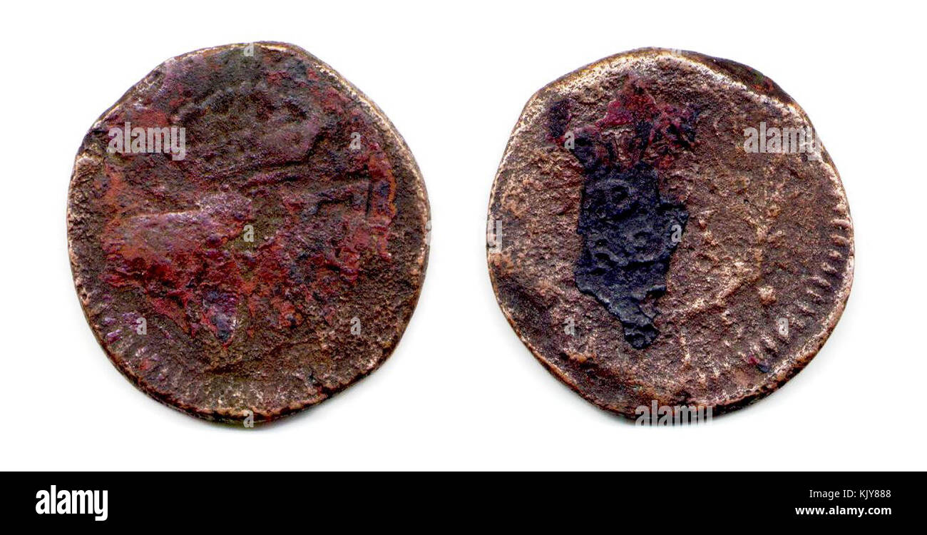 Octavilla de Durango de 1814 (anverso y reverso Stock Photo - Alamy