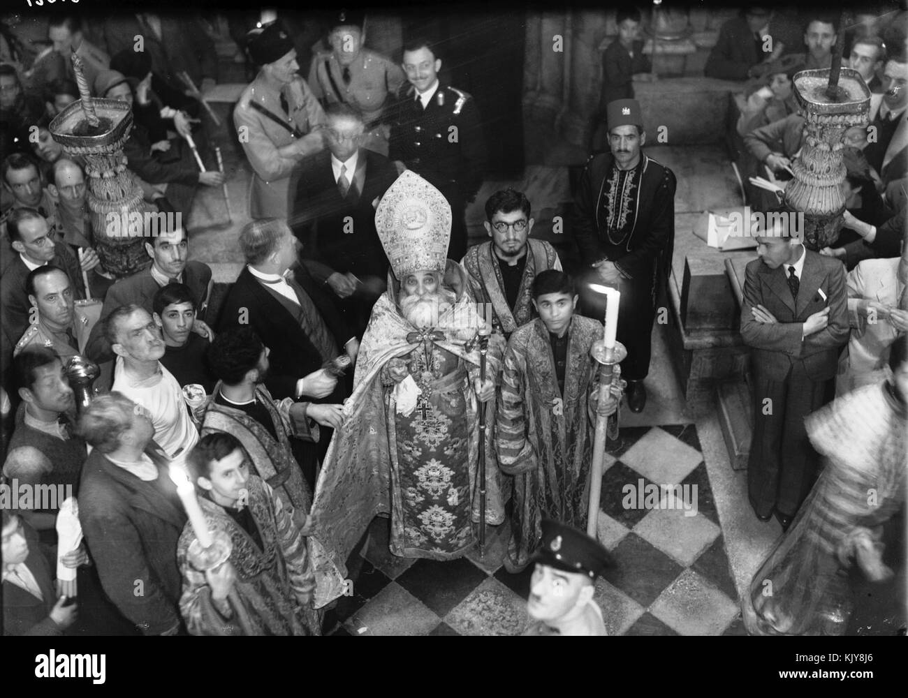 Calendar of religious ceremonies in Jerusalem Easter period, 1941 ...