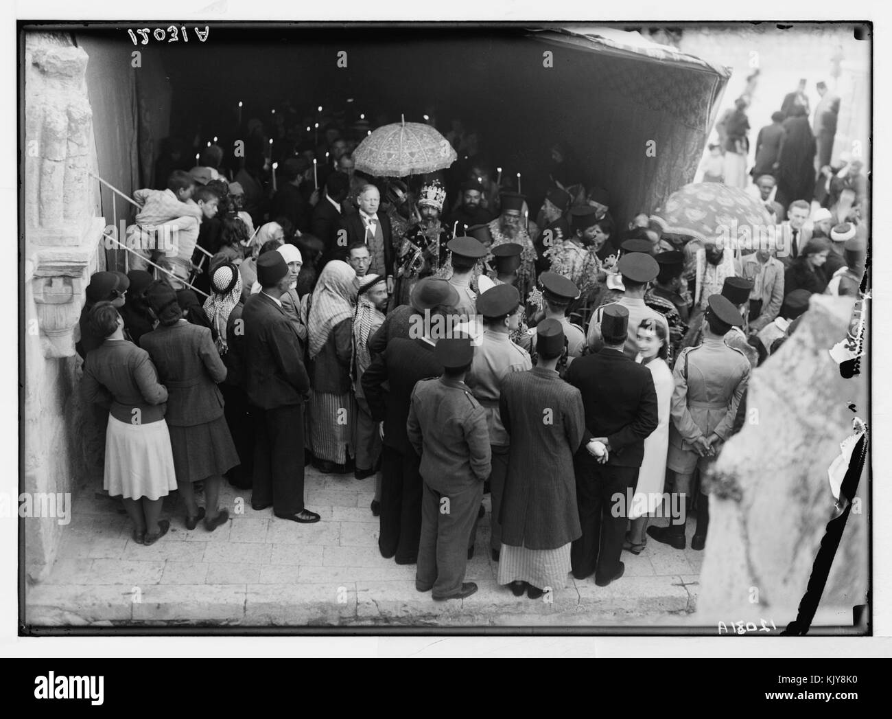Easter 1941. Ethiopian ceremony St. Helena Stock Photo - Alamy