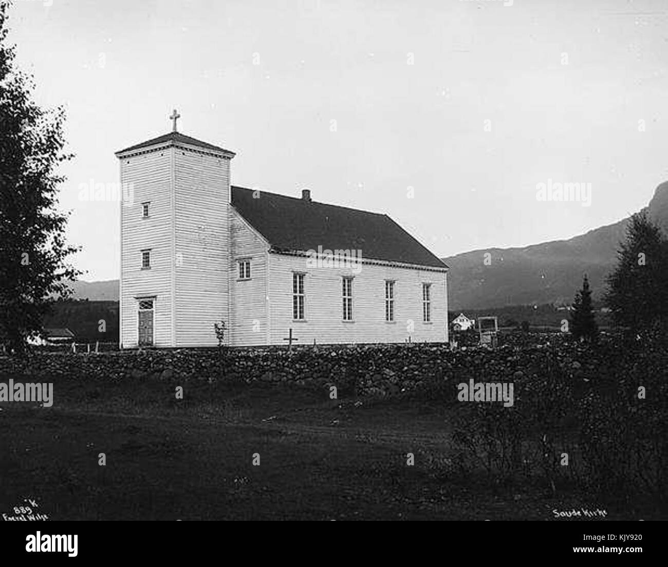 Sauda kirke 1913 Wilse NF.WK 00889 Stock Photo - Alamy