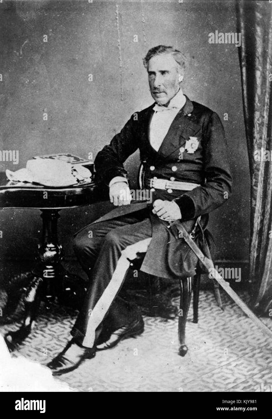 Sir George Grey, ca 1850 Stock Photo - Alamy