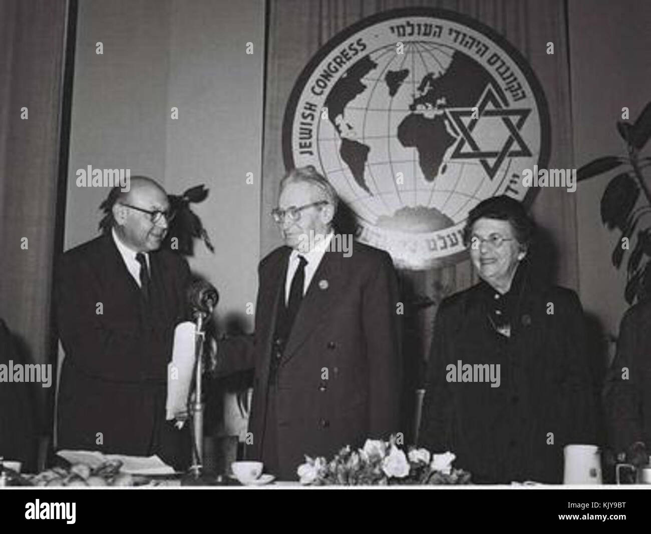 World Jewish Congress 1956 Stock Photo - Alamy
