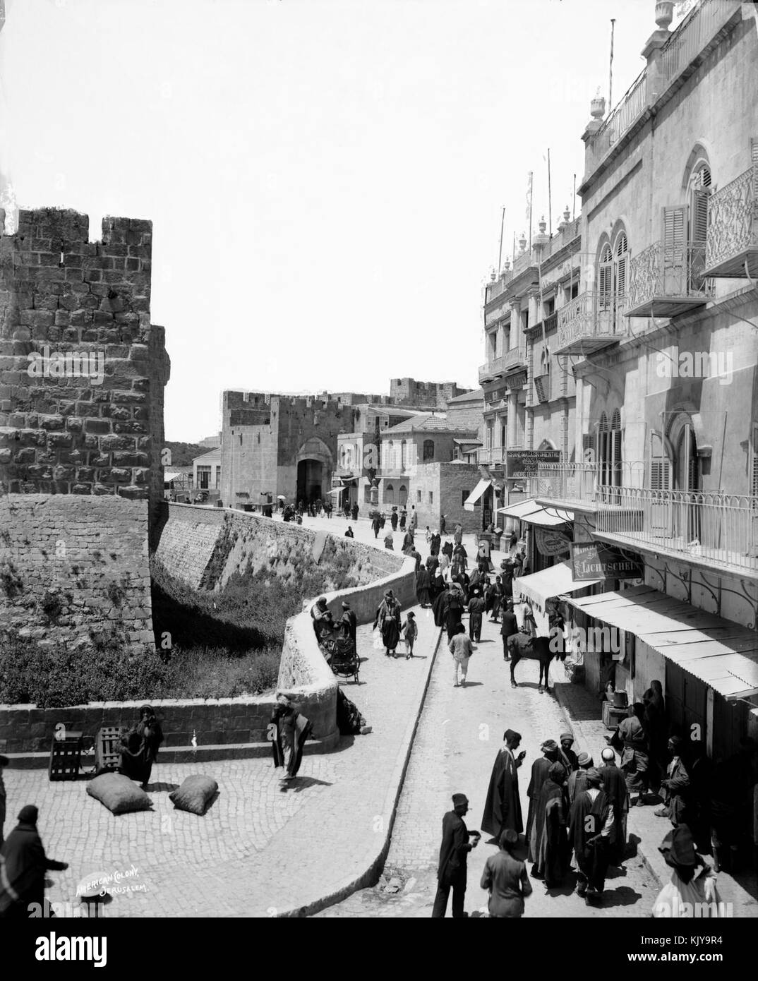 Inside the jaffa gate hi-res stock photography and images - Alamy