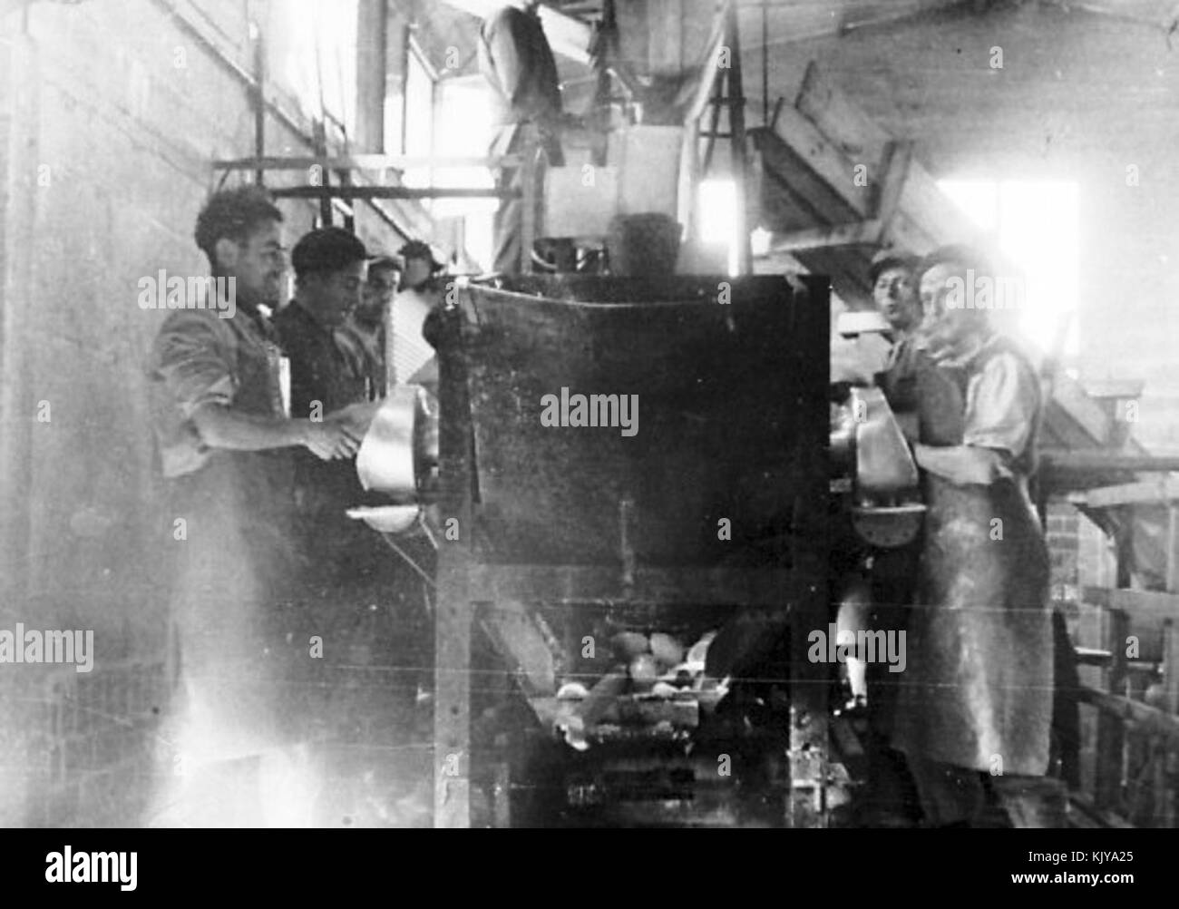 Israel 6494 Gan Samuel the first factory 1944 7 Stock Photo - Alamy