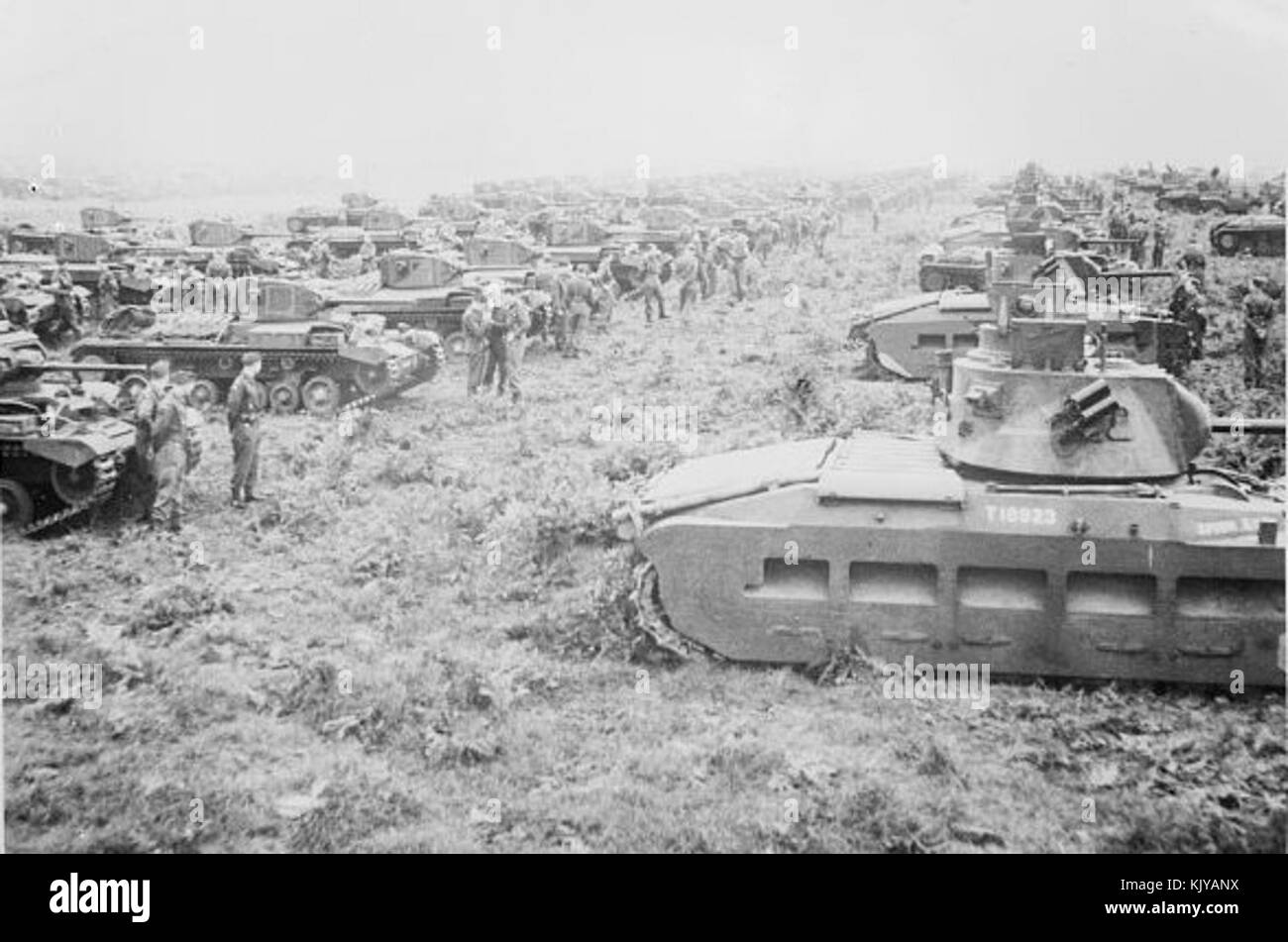 Valentine and Matilda tanks Stock Photo - Alamy