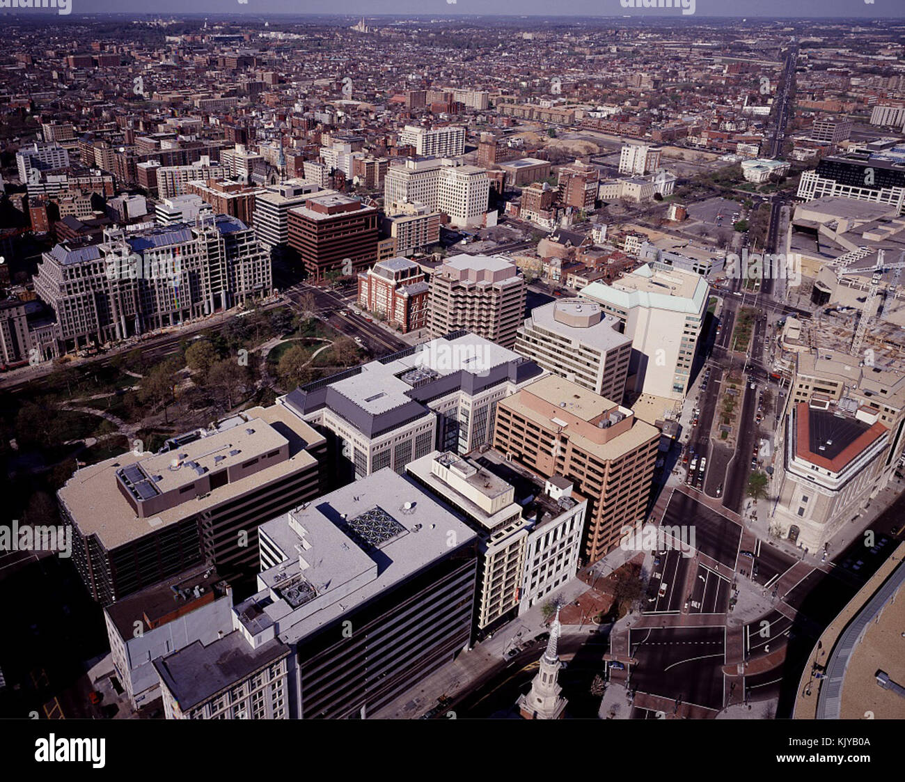 Aerial photograph downtown washington hi-res stock photography and ...