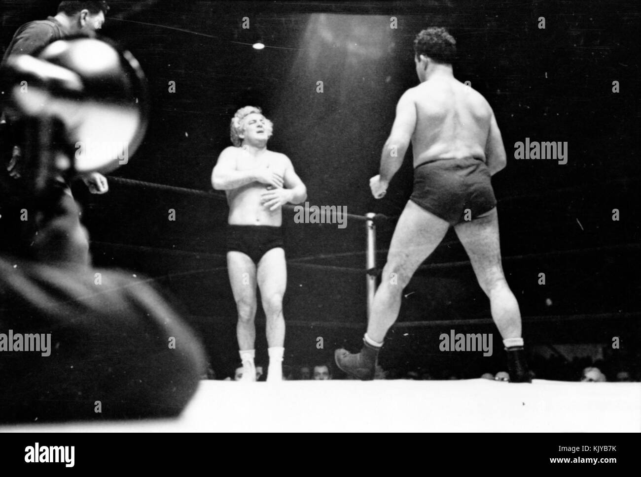 Gorgeous George during a match cph.3d02369 Stock Photo - Alamy