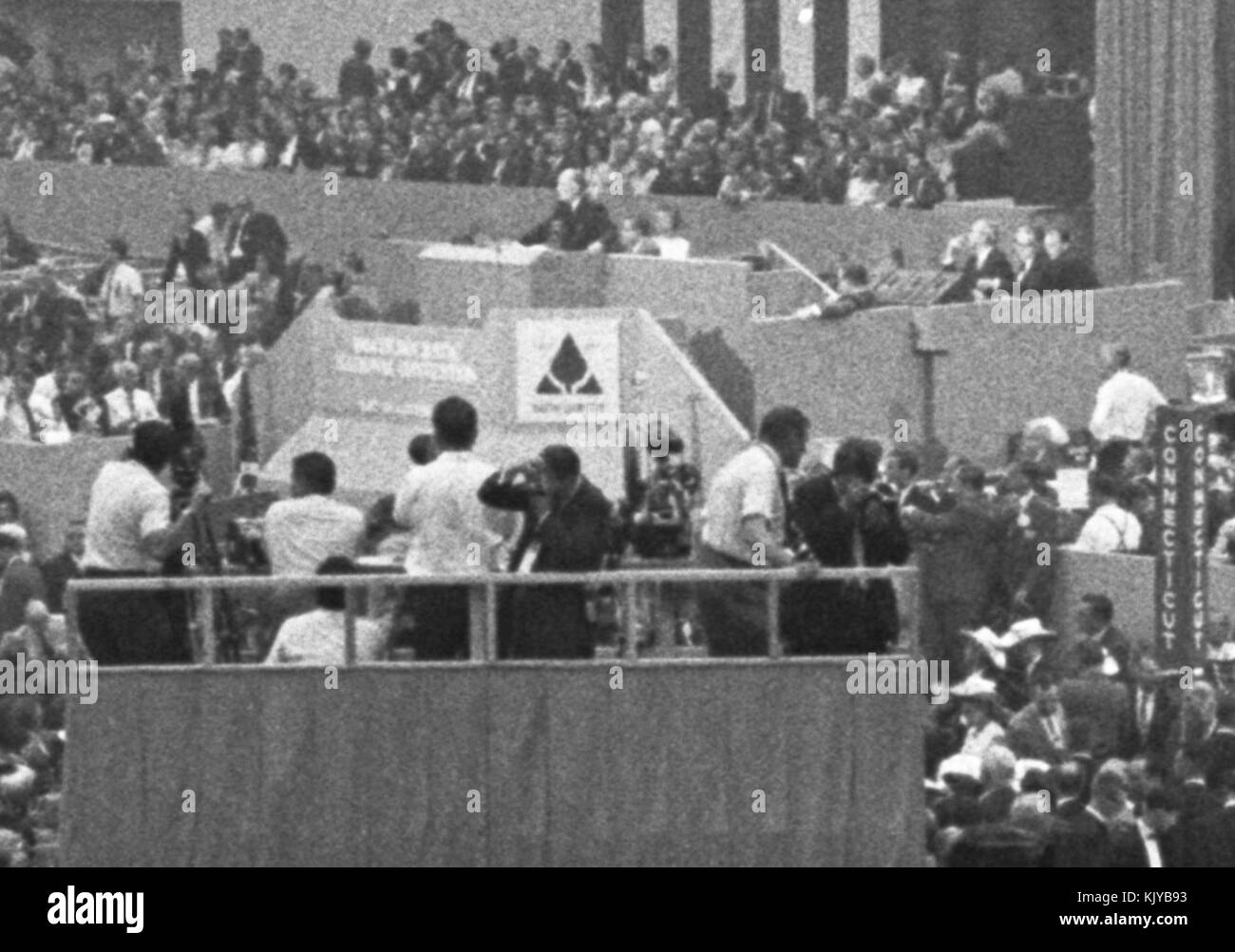 1964 DNC podium on day one (1 Stock Photo - Alamy