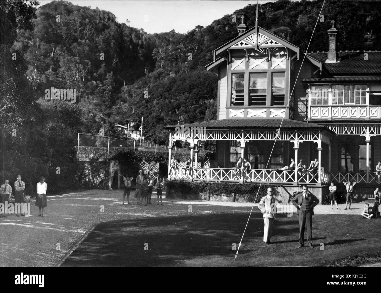 Croydon School panorama 1928 pt2 Stock Photo - Alamy
