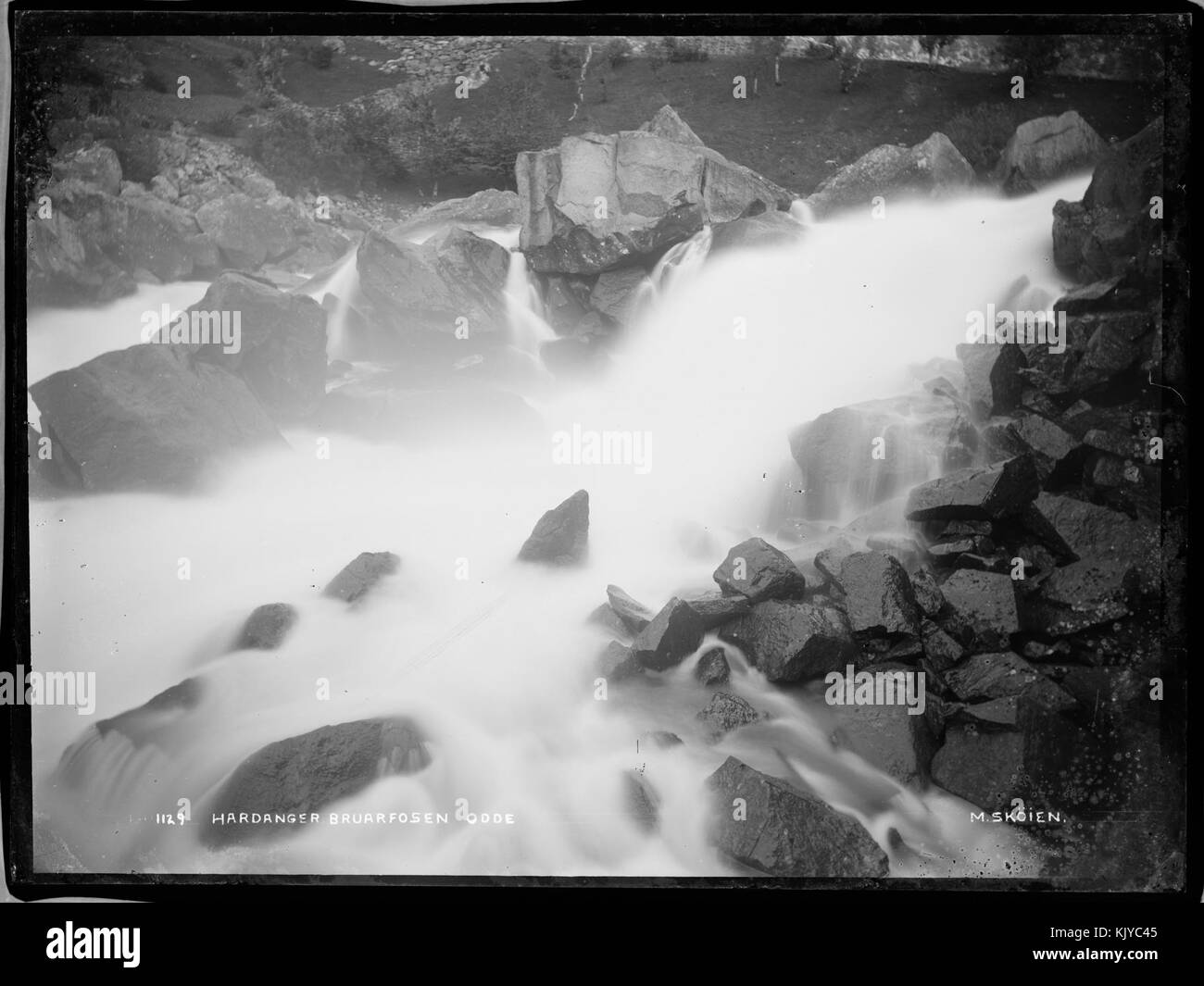 Hardanger Bruarfosen Odde NB MS G3 0085 Stock Photo - Alamy