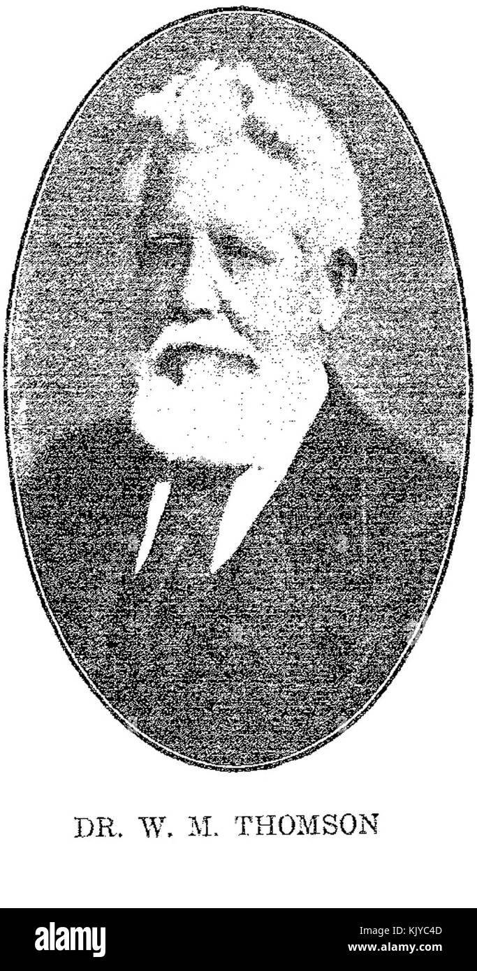 Dr W M Thomson Stock Photo - Alamy