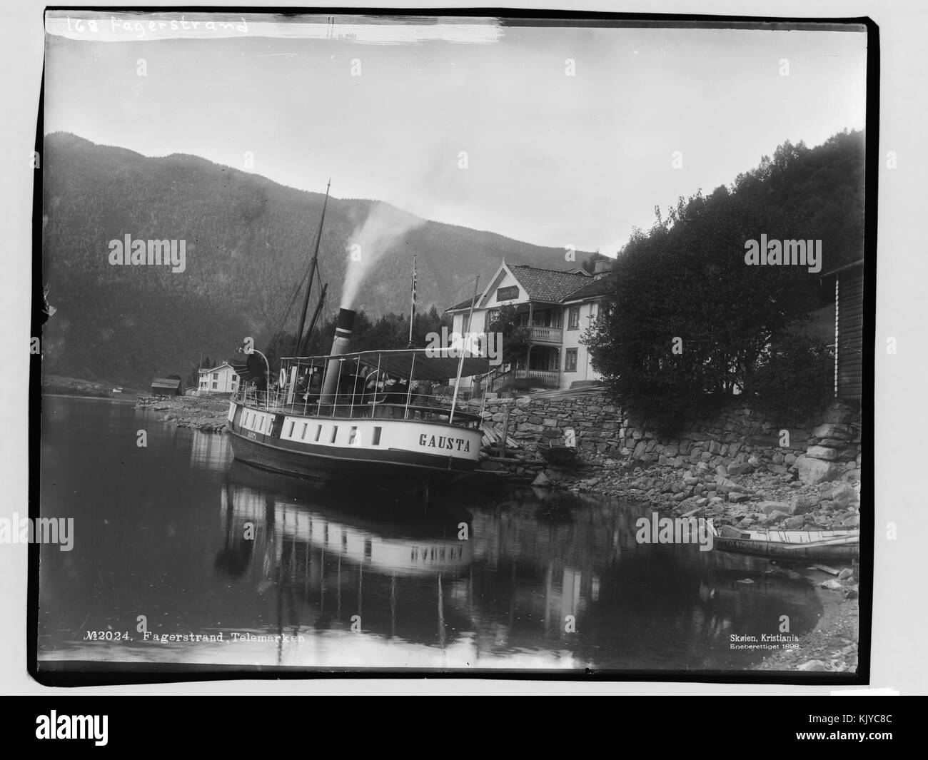 Fagerstrand, Telemarken NB MS G4 0178 Stock Photo - Alamy