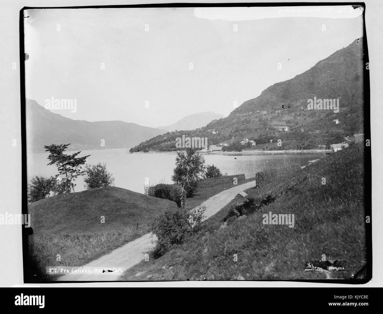 Fra Lofthus, Hardanger NB MS G4 0105 Stock Photo - Alamy