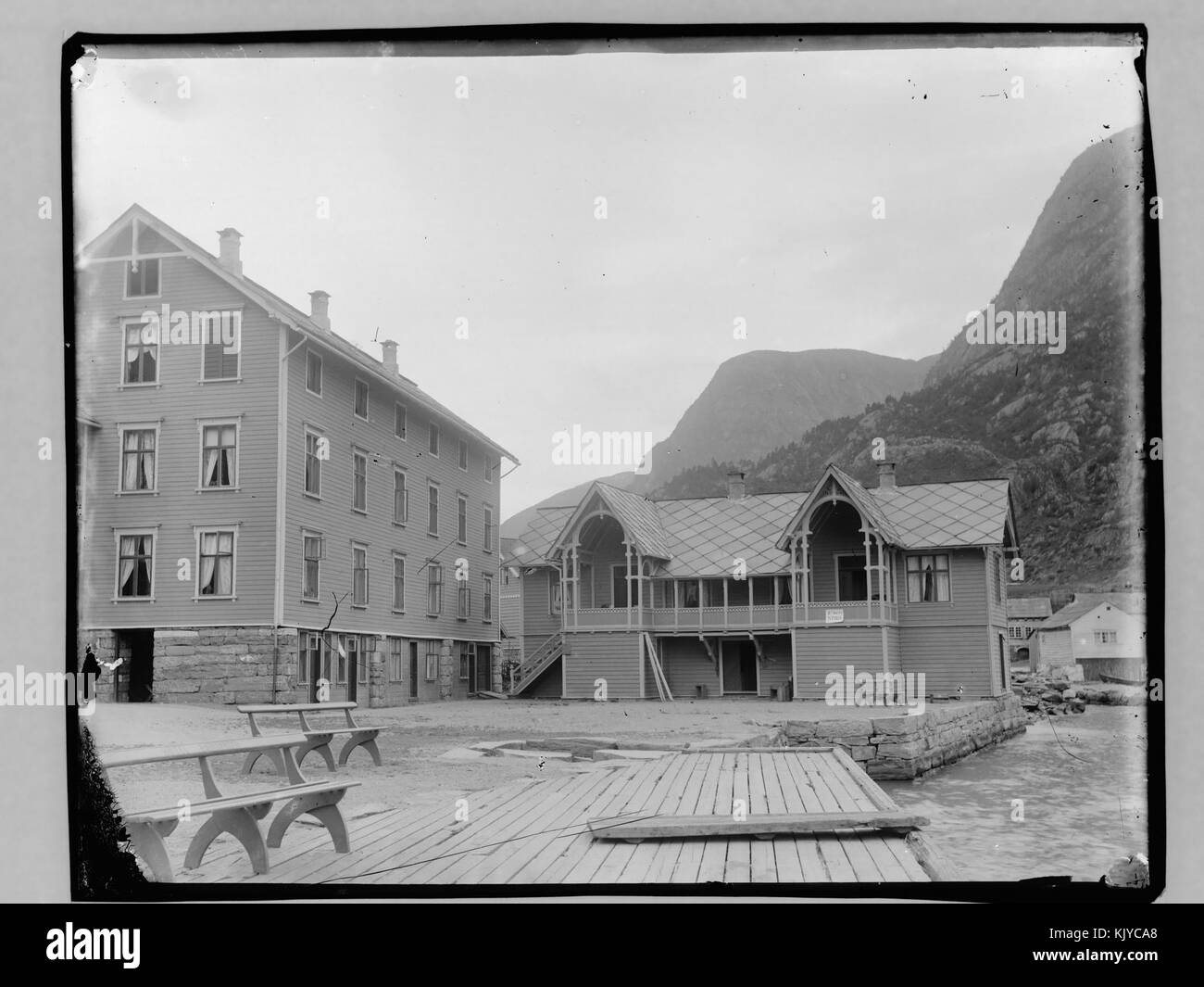 Odda. Hotel Hardanger I NB MS G4 0079 Stock Photo - Alamy