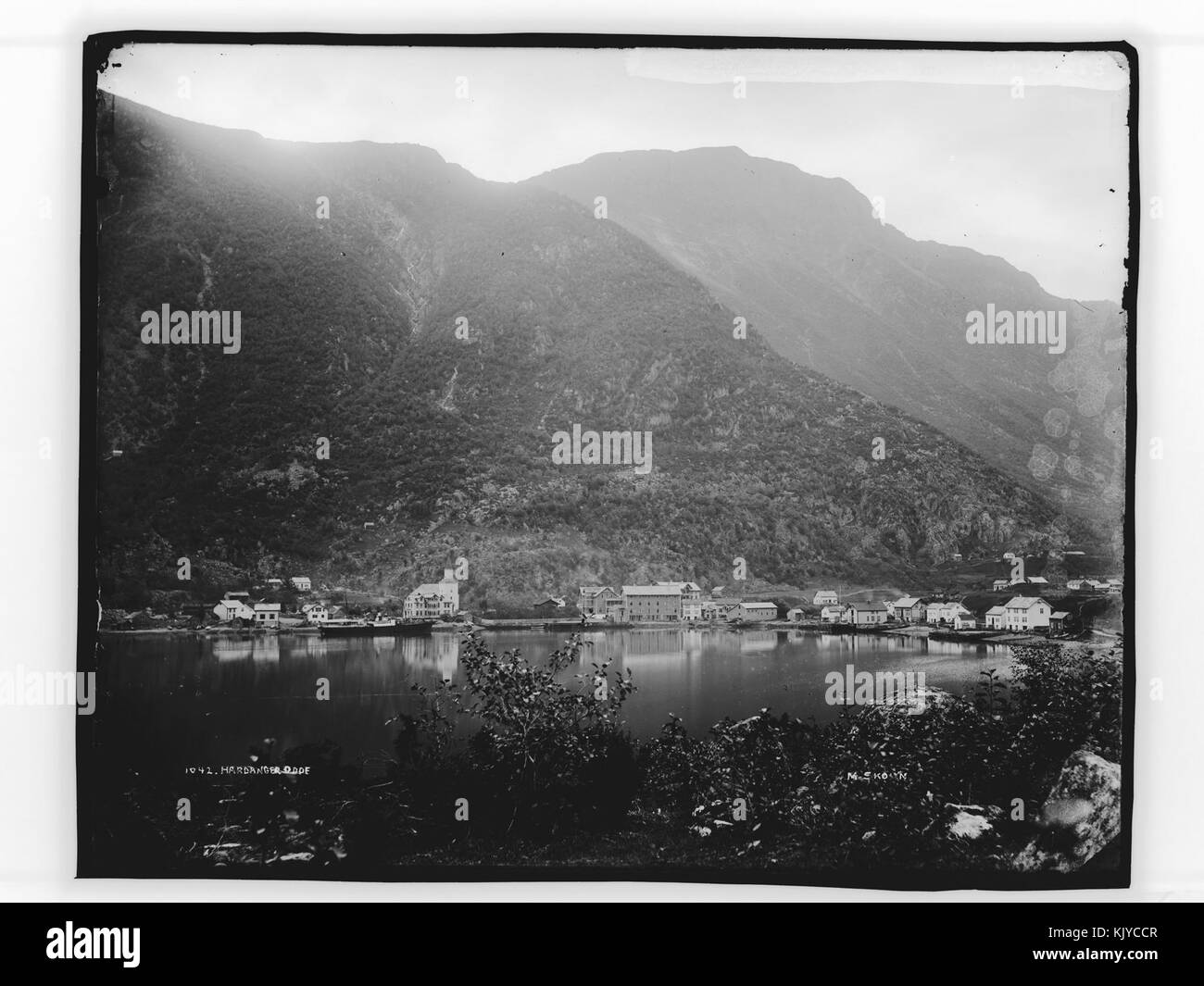 Hardanger. Odde NB MS G4 0223 Stock Photo - Alamy