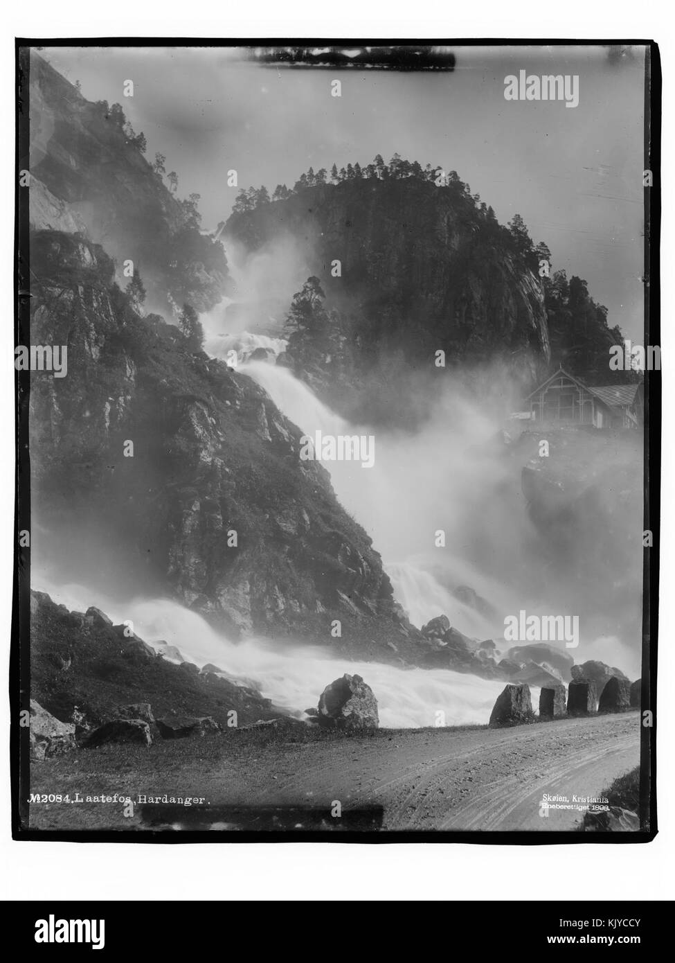 Laatefos, Hardanger NB MS G4 0795 Stock Photo - Alamy