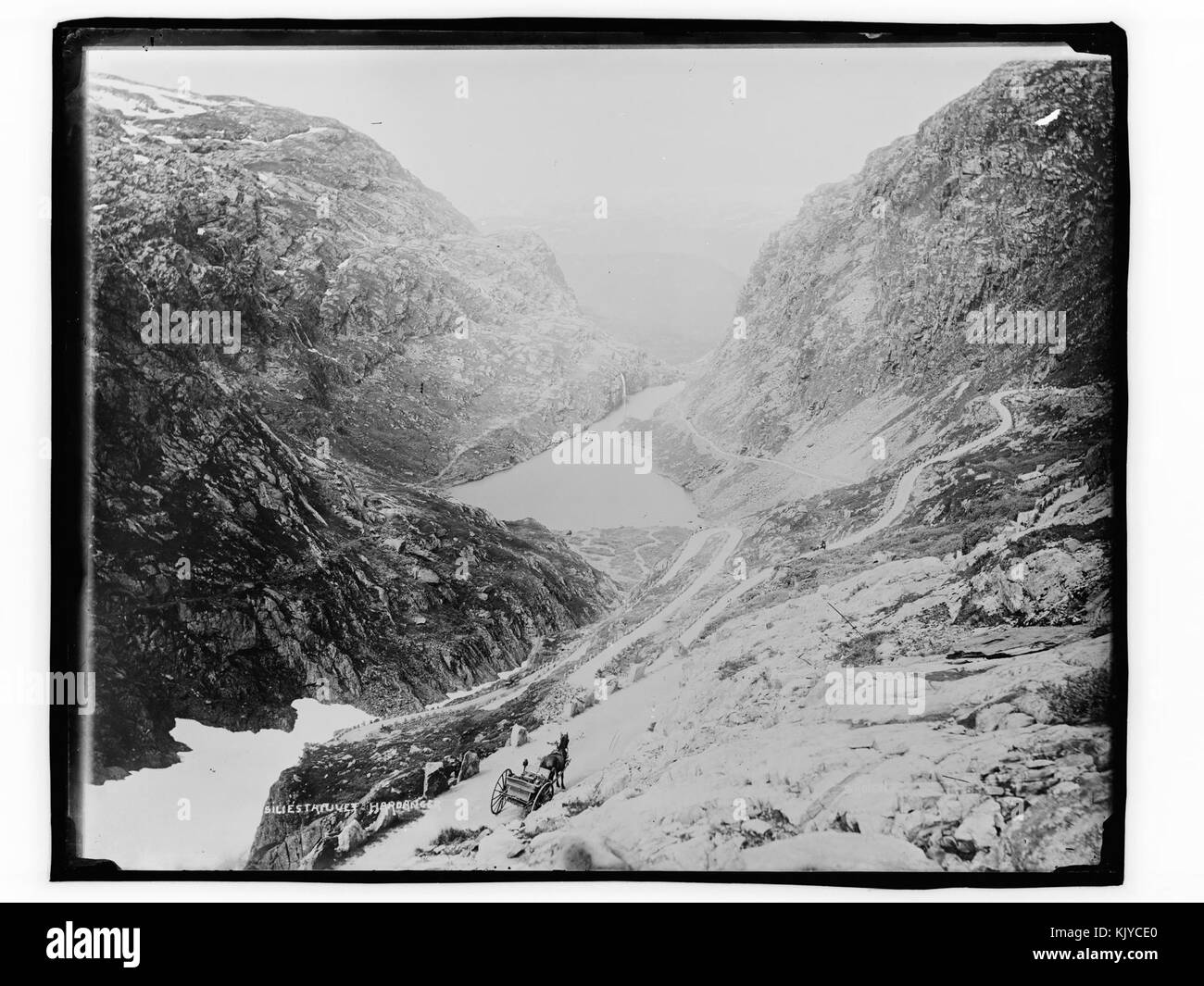 Siljestajuvet Hardanger NB MS G4 0592 Stock Photo - Alamy