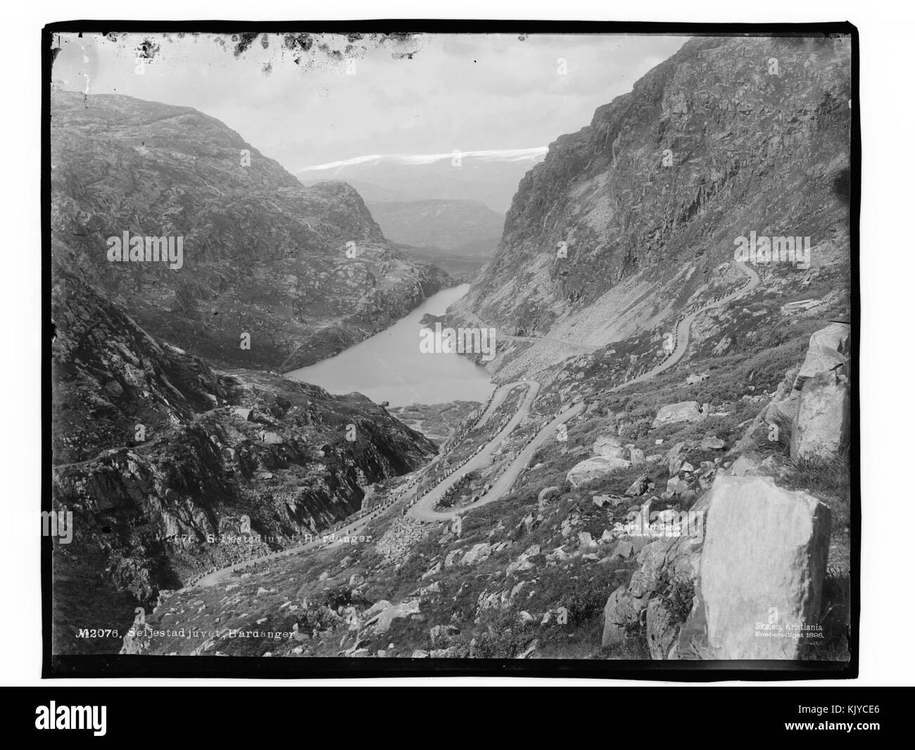 Seljestadjuvet, Hardanger NB MS G4 0889 Stock Photo - Alamy