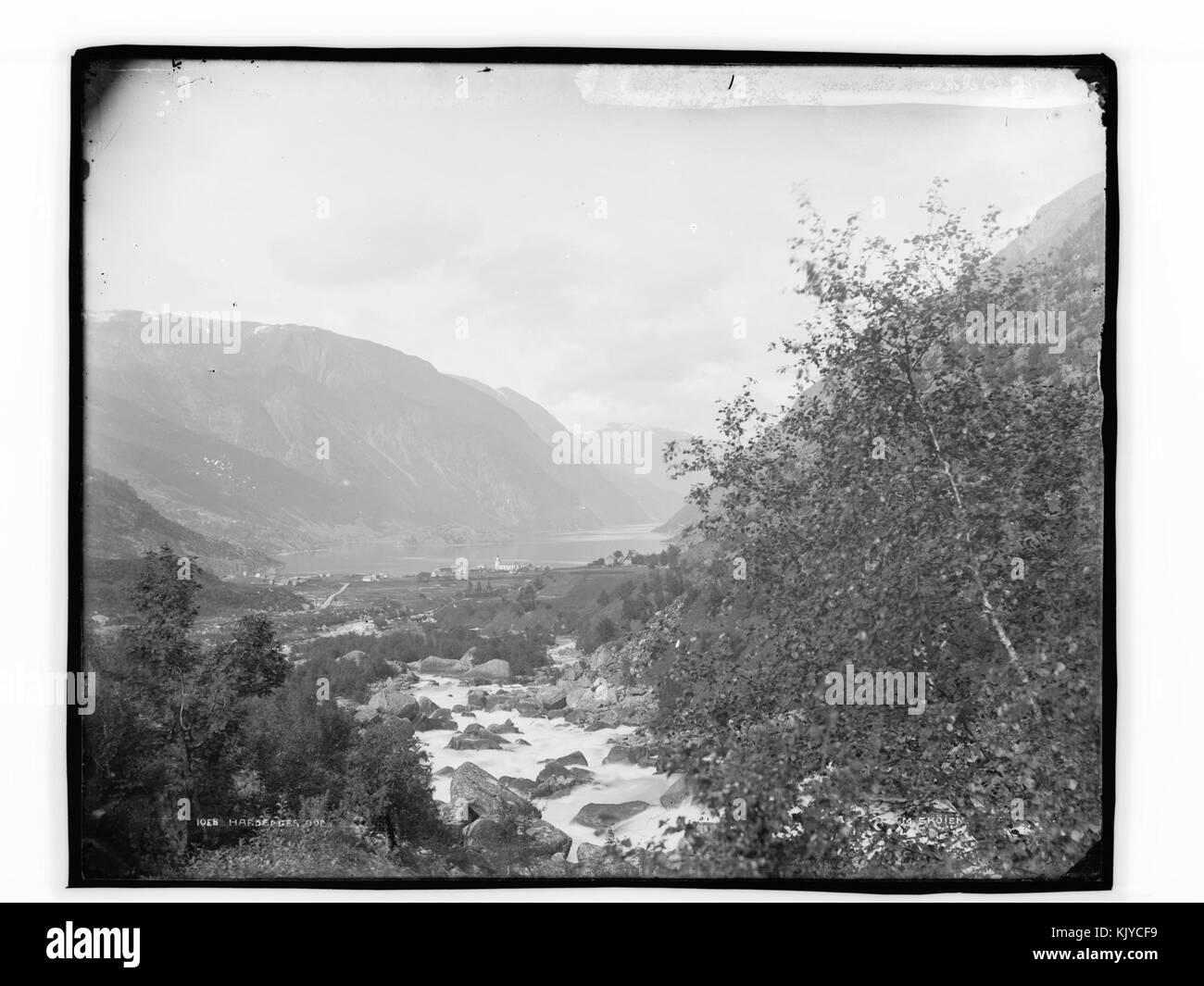 Hardanger. Odde NB MS G4 0220 Stock Photo - Alamy