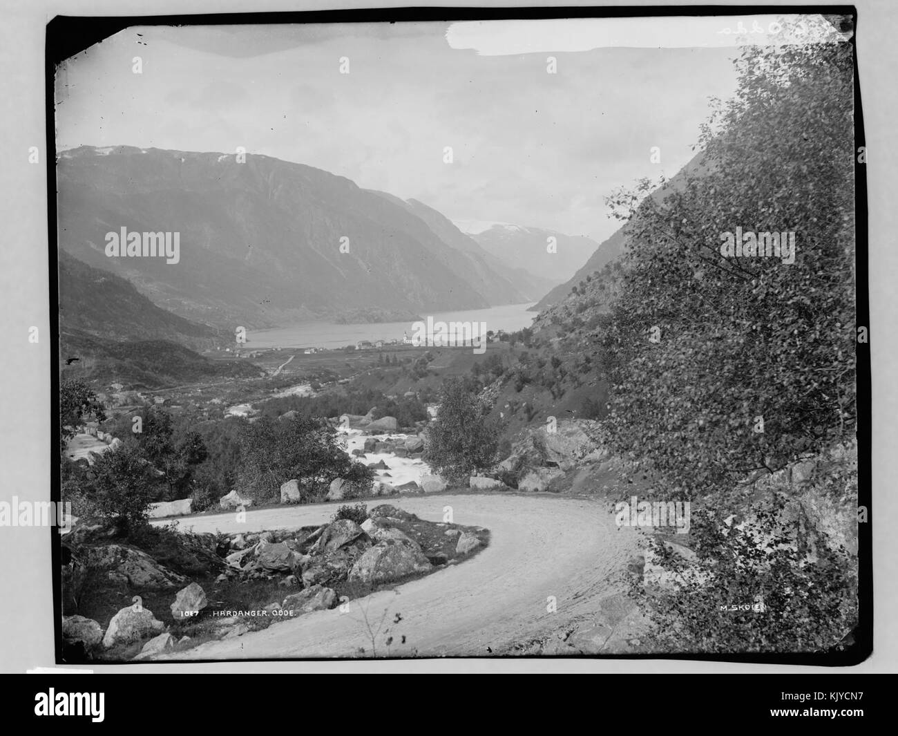 Hardanger. Odde NB MS G4 0216 Stock Photo - Alamy